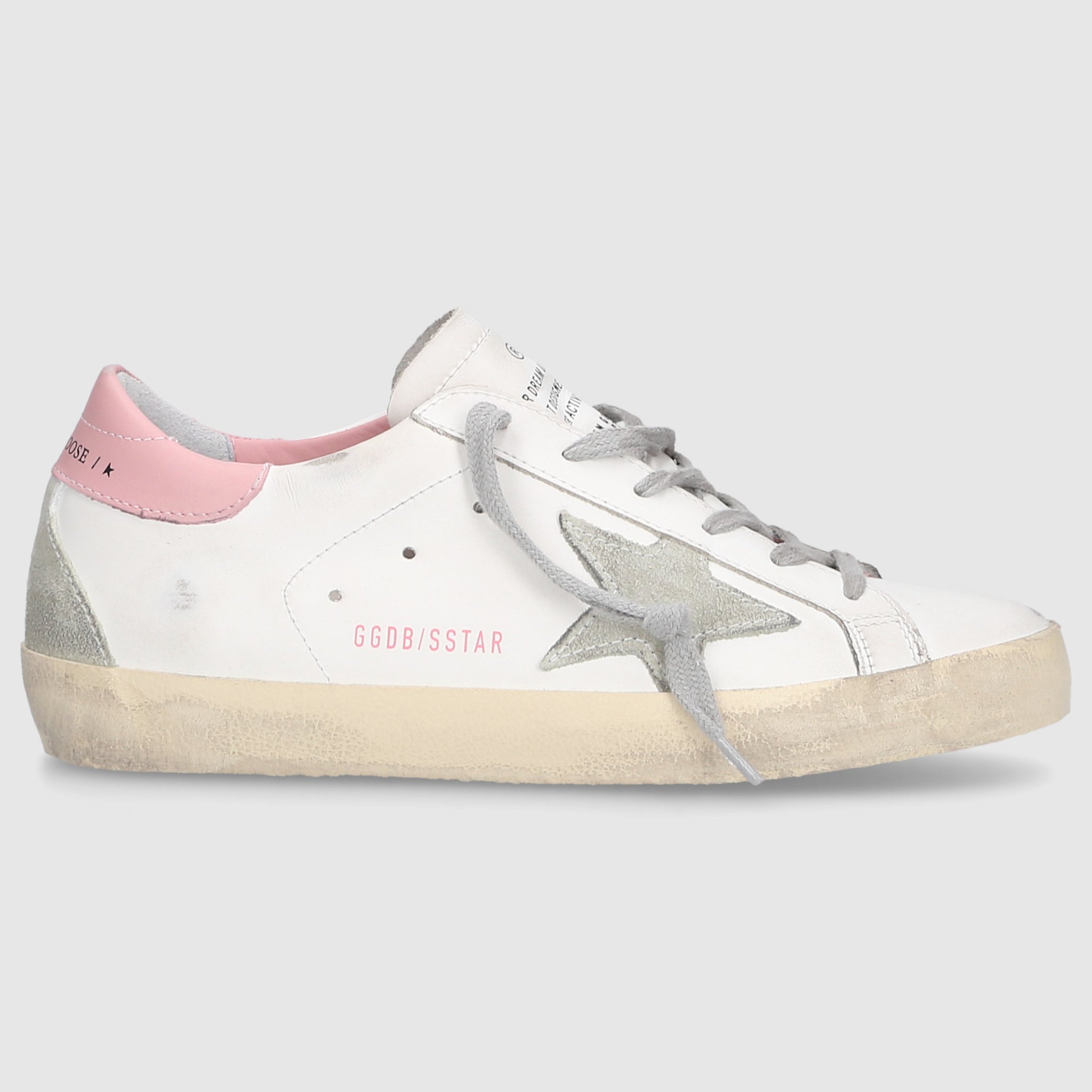 Golden Goose Damen Sneaker GWF00102 WEISS-ROSA
